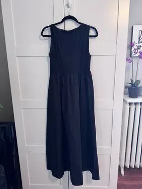 J. Crew | Dresses | J Crew Black Sleeveless Maxi Dress | Poshmark